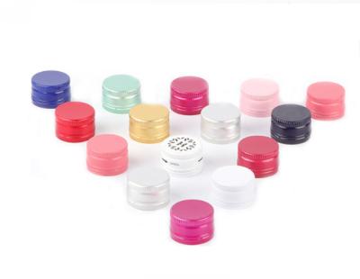 China 18mm and 24mm Aluminum Covers  for cosmetics, creams, Aromatherapy essential oils for sale
