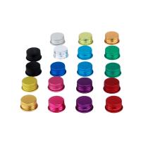 China 18mm 20mm 24mm Aluminum Screw Caps for Plastic Bottles for sale
