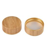 China 22mm Bamboo Screw Cap For Tube Bottle Storage Of Medicinal Materials, Candy, Tea for sale
