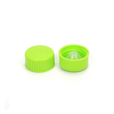 China 18mm 20mm 22mm 24mm 28mm GREEN PP Cap For Boston Glass Bottle, Cone Lined Cap for sale