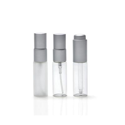 China 5ml Frosted Glass Perfume Travel Atomizer/  5ML Mini Essential Oil Bottle With Dropper for sale