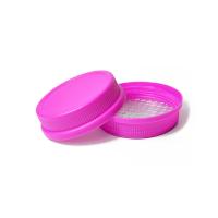 China 95mm Purple PP Plastic Ribbed Skirt Lid for 1kg 500ml 1000ml 1500ml 2000ml Packaging Bottle for sale