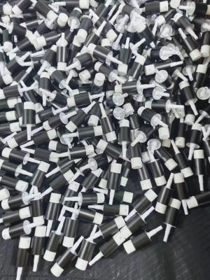 China Sprayers, White Fine Mist Sprayers w/ Brushed Aluminum Collars for sale