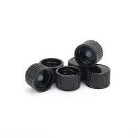 China Tamper Evident Plastic Cap with Inner Plug for DIN28 Essential Oil Glass Bottle for sale