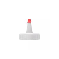 China DIN28MM Red-Tip Cap  Red Plastic Pointed Mouth Bottle Cap Replacement Tips for Glue Bottles for sale