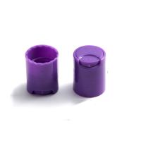 China Purple Plastic Flip Top Caps for sale