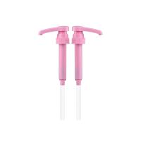 China Pink Syrup Pump 28-400 for 750ml Syrup Bottle, Coffee Syrup Pump for sale