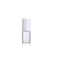 China White 1ml 3ml 5ml Mini Oud Oil Perfume Roll on Glass Bottle With Steel Roller Ball for sale