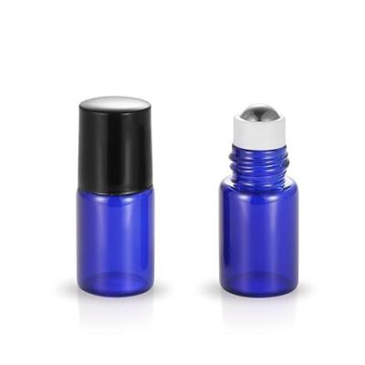 China Bule Vial Aromatherapy Essential Oil Roll On 1ml 3ml 5ml 10ml for sale