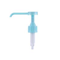 China 28/410 Plastic Bottle Long Nozzle Lotion Dispenser Pump with Tamper-Proof Cap for sale