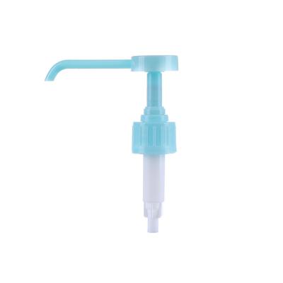 China 28/410 Plastic Bottle Long Nozzle Lotion Dispenser Pump with Tamper-Proof Cap for sale