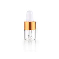 China 1ml (1/4 dram) MINI Clear Glass Dropper Bottle for sale