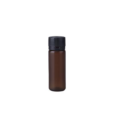 China 10ml Dark Amber Plastic Bottle With Tamper Evident Caps for sale