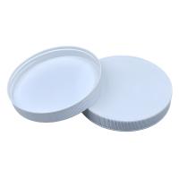 China 120/400 120MM Large White Polypropylene Unlined Ribbed Cap for 1000ML Bottle for sale