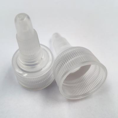 China 24-410 White PP Plastic Twist Top Cap with Liner for sale