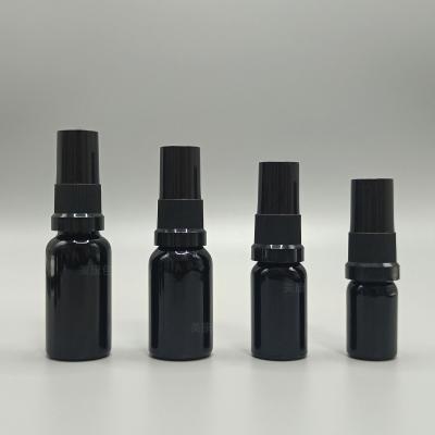 China 15ml, Height: 65mm Diameter: 28mm Miron Glass Bottle, Spray Cap (Black) for sale