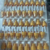 China Yellow Plastic Lotion Dispenser Pump for sale