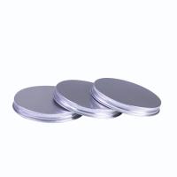 China Diameter 38mm 40mm Bottle Lids Silver Metal Aluminum Screw Caps for sale