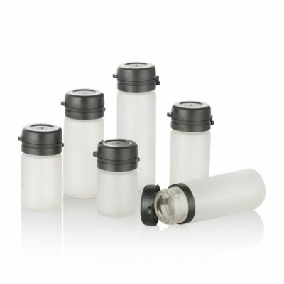 China 1ml , 2ml, 3ml Mini Amber clean Borosilicate Small Glass Vial With Tearing Off Cap for sale