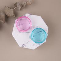 China 3g,5g,PET plastic mini jar square bottom cosmetic eye cream lipbalm jar for sale