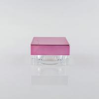 China 5g 30mL,15ml, 5ml,10ml,20ml, Small Square bottom cream box Colorful sample Skin Care Cream plastic jar for sale