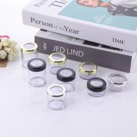 China luxury face cream bottle frosted glass cosmetic jar 5g,10g,15g skincare glass packaging for sale