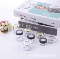 China luxury face cream bottle frosted glass cosmetic jar 5g,10g,15g skincare glass packaging for sale