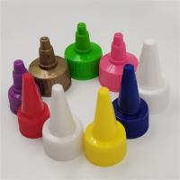 China Hot products plastic 24 28 twist top cap long nozzle dropper cap plastic lid for plastic bottle for sale