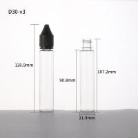 China wholesale plastic 10ml 15ml 20ml 30ml 50ml 60ml pet eLiquid dropper bottle with CRC cap for smoke oil for sale