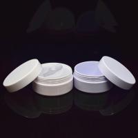 China 80ml empty eye mask face cream body lotion emulsion plastic bottle, exfoliating scrub box with inner lid and scoop jar for sale
