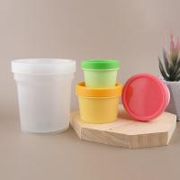 China 50g 100g 500g large capacity colorful cosmetics body lotion cream container mask bowl PP Beauty Face Cream Cosmetic Jar for sale