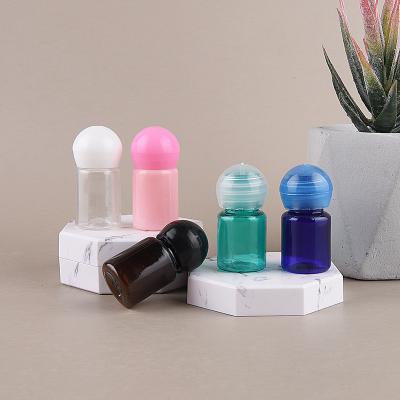 China 5ml spherical cap bottle screw cap bottle round cap bottle lotion (including inner stopper) empty bottle for sale