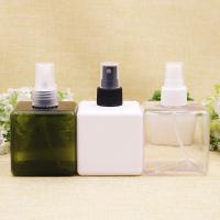 China 250ml square PETG ordinary spray electroplating spray bottle plastic bottle filling sprayer empty bottle for sale