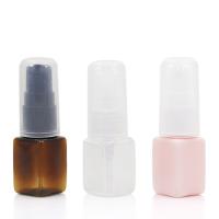 China 10ml lotion bottle half cover full cover powder pump cosmetic dispensing bottle small sample bottle lotion bottle for sale