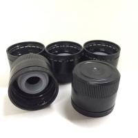 China 31-500 Black PP Plastic Tamper Evident Pourer Caps,31.5*24mm plastic cap with plastic insert for oil bottle for sale
