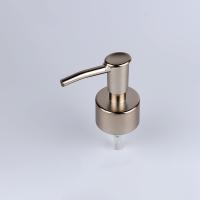 China 28/410 Golden Cleansing Oil Lotion Pump Push-type Lotion Dispenser Conditioner Lotion Pump for sale