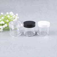 China Round nail art storage empty glitter powder container for sale