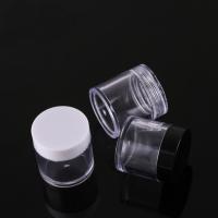 China Round nail art storage empty glitter powder container for sale