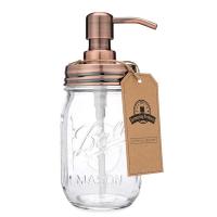 China 304 stainless steel hand sanitizer pump, electroplated metal mason jar lid, lotion nozzle, soap dispenser pump head for sale