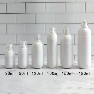 China fantasy luxury 30ml 50ml 100ml 120ml 150ml 180ml cosmetic white plastic perfume bottle sprayer pump bottle for sale