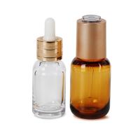 China 20/30ml customizable essential oil bottle/PET thickened brown dropper bottle/spinning essence bottle/dispensing bottle for sale