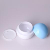 China Food grade 50g Empty pp White Plastic Cosmetic face Cream Round Jars,Ointment Children Care small Storage Sub-can bottle for sale