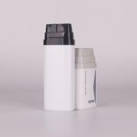 China 2*8/10/15ML/30ML sunscreen double tube double color airless bottle, essence eye cream bottle for sale