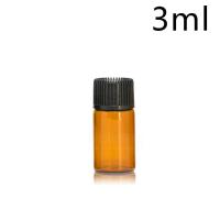 China 1ml-5ml brown essential oil bottle 2ml essential oil sub-bottle 3ml trial bottle glass sample bottle with screw cap for sale