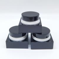 China 8g.15g.30g.50g set bottle. Square plastic bottle PS cream bottle. Double-layer cosmetic cream bottle for sale