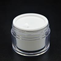 China AS cosmetics airless bottle, double-layer liner cream bottle, stock wholesale 30G, 50G cream bottle for sale