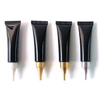 China 15ml black makeup tube, 15g essence packaging bottle, paste empty tube， base eyeshadow primer bottle for sale