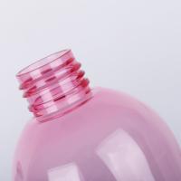 China High Quality Clear Round Cylinder Bottles Mushroom Screw Cap And Inner Lid / Squat Round Straight Bottle 300ml For Skinc for sale