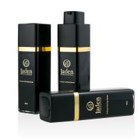 China Luxury 15ml 30ml 50ml cosmetic packaging plastic bottle new style airless bottle oil black square pump spray bottle for sale