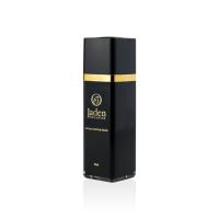 China Luxury 15ml 30ml 50ml cosmetic packaging plastic bottle new style airless bottle oil black square pump spray bottle for sale
